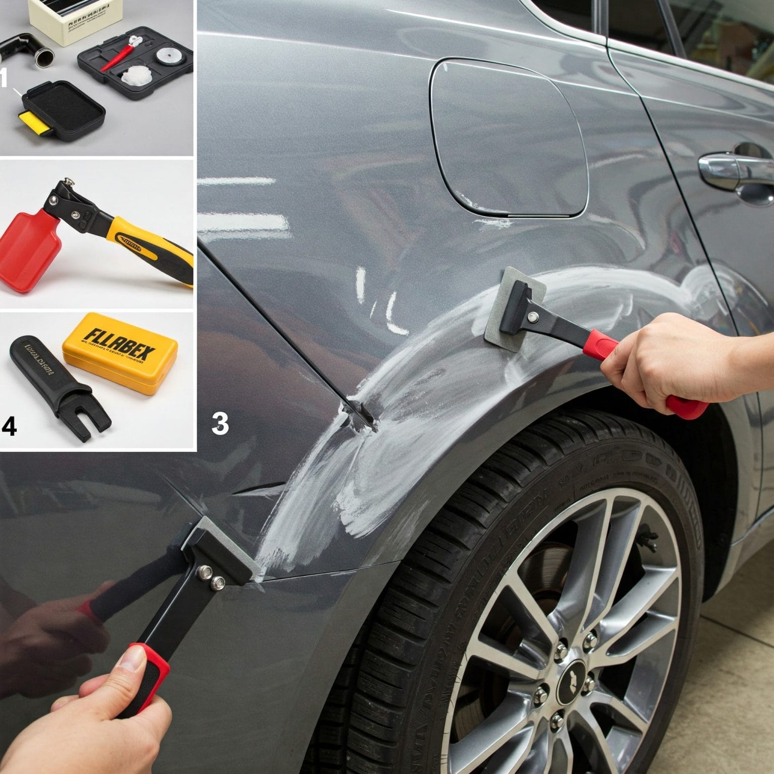 How to Pull Dent Out of Quarter Panel Like a Pro.